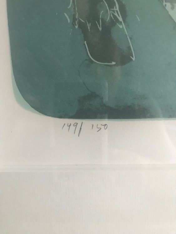 Original Lithographie von Hans Erni (Gebraucht) in Belp für CHF 999 – nur Abholung auf Ricardo ...