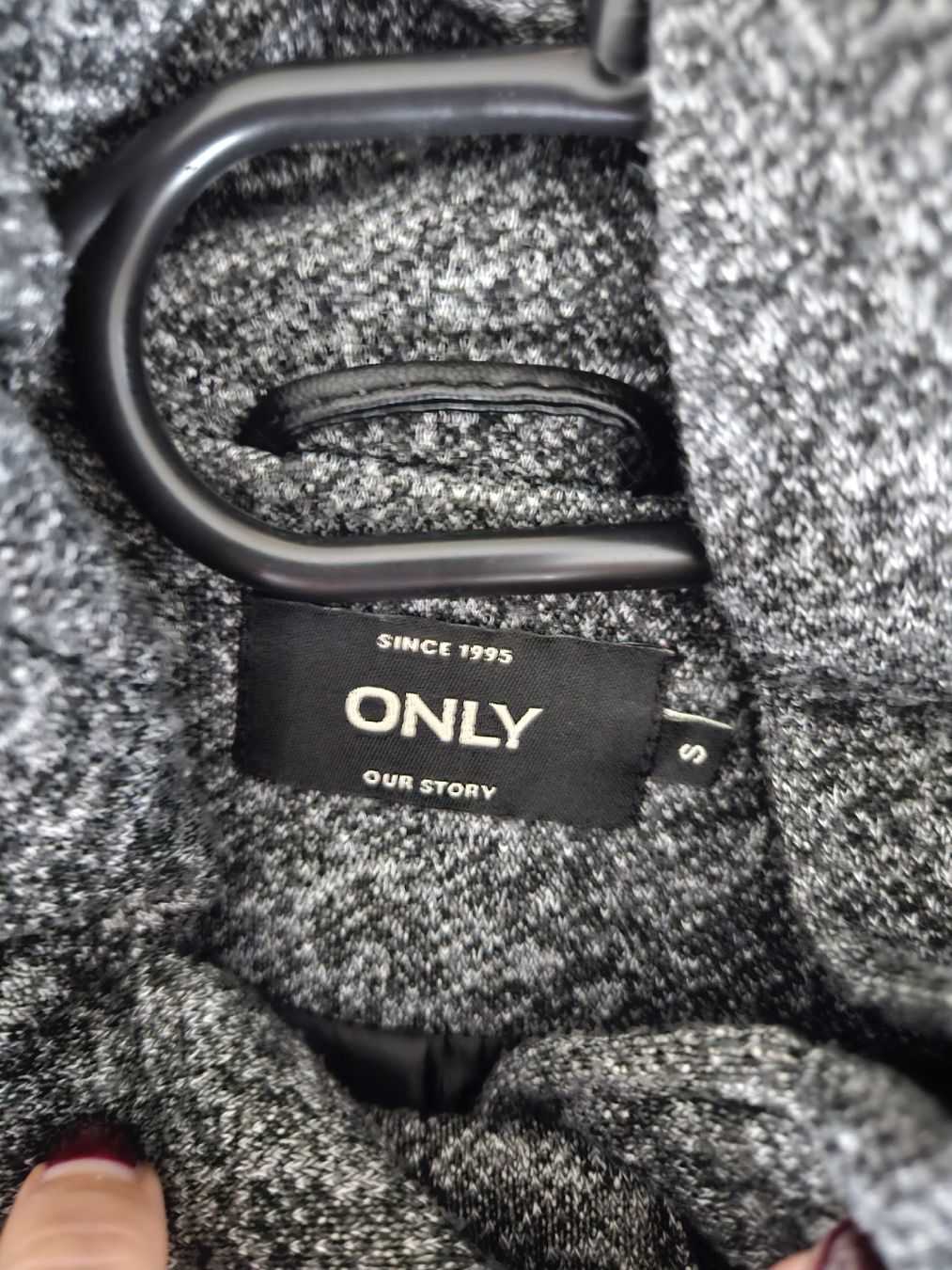 Only Mantel mit Kapuze, Gr. S, Grau - Perfekt für Herbst! (Gebraucht ...