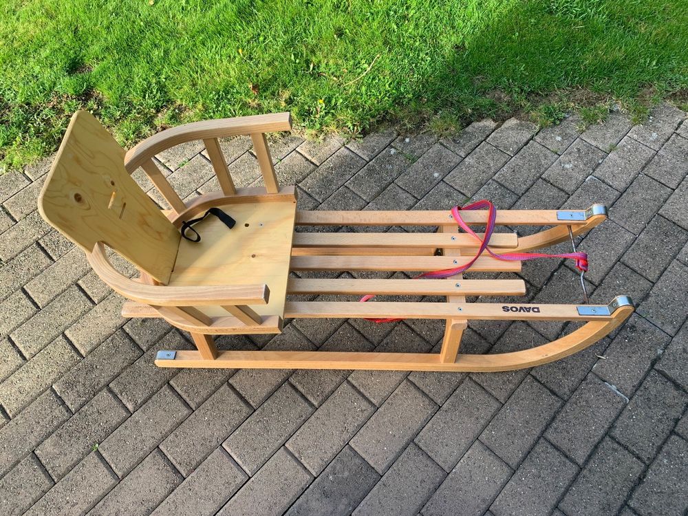 Davoser Holzschlitten mit Sitz (Gebraucht) in Hedingen für CHF 51 – nur ...