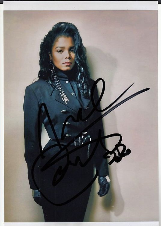 Janet JACKSON AUTOGRAMM (Gebraucht) in Egg b. Zürich für CHF 50 – mit ...