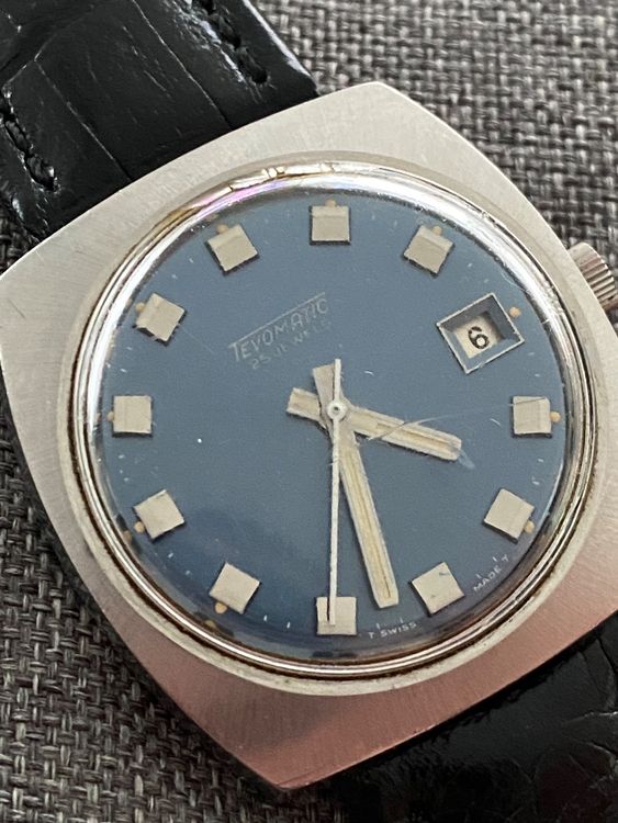 Vintage Herrenuhr TEVOMATIC Automatik ETA 2783 1970er | Kaufen auf Ricardo