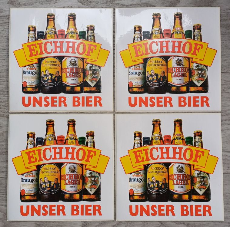 4 große EICHHOF Bier Aufkleber | Kaufen auf Ricardo