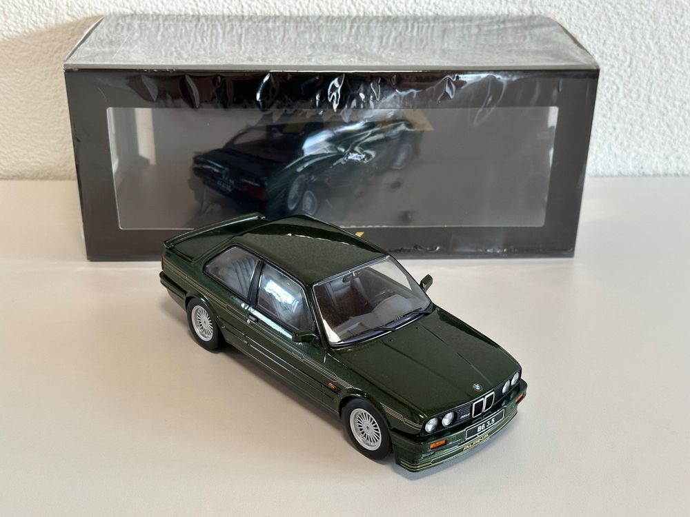 BMW E30 Alpina B6 3.5 grün 1/18 KK Scale (Neu und originalverpackt) in ...