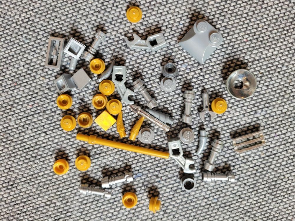 Lego Basic Einzelteile goldig silbrig | Kaufen auf Ricardo