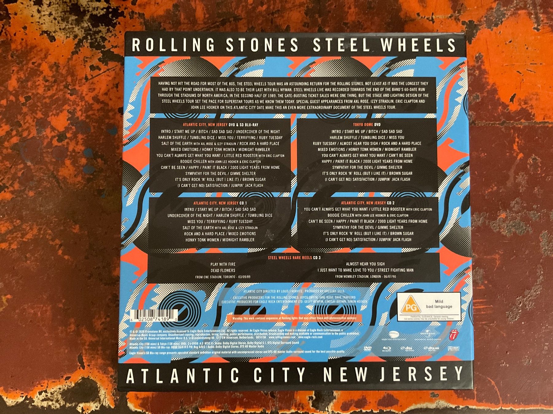 Rolling Stones Steel Wheel Live 3 CD & 3 DVD (Neu (gemäss Beschreibung ...