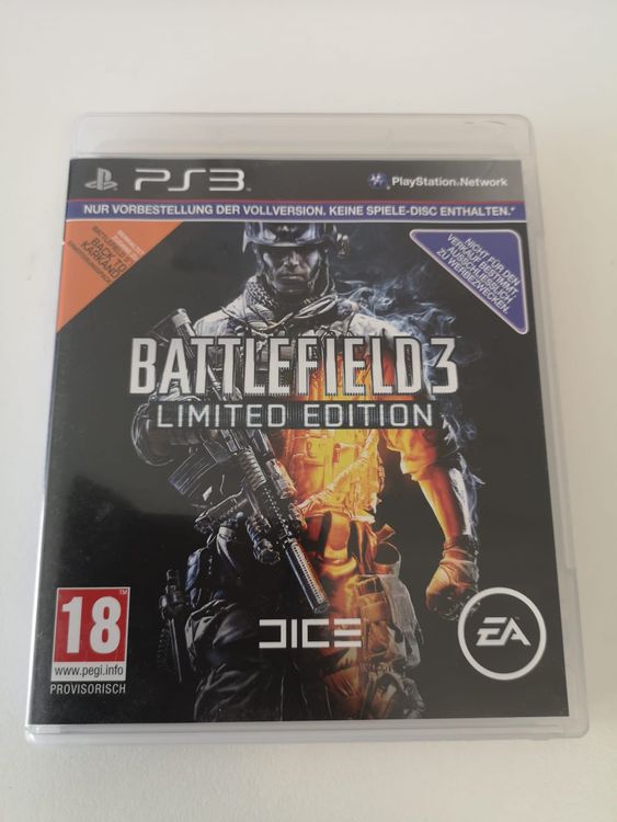 Battlefield 3 (Limited Edition) (PS3) ab Fr. 1.- (Gebraucht) in Herisau ...