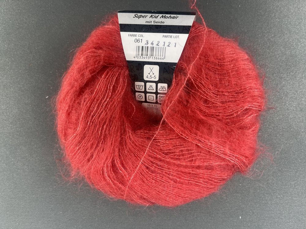 Seide-Mohair-Wolle: Silkhair von Lana Grossa, 1 Knäuel à 25g | Kaufen ...