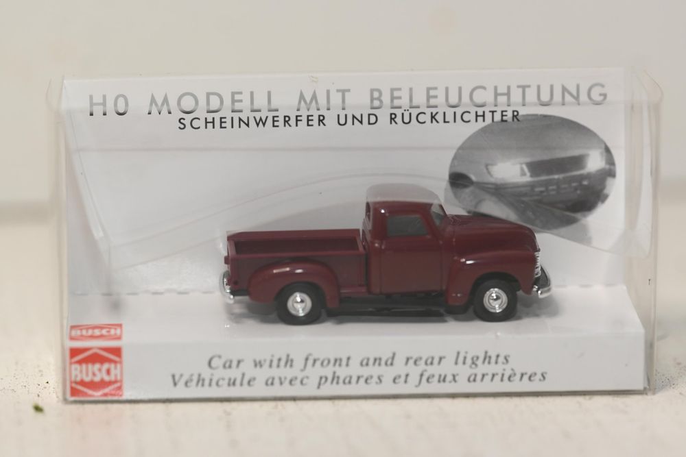 Pick Up HO Busch mit Scheinwerfer Beleuchtung NEU | Kaufen auf Ricardo
