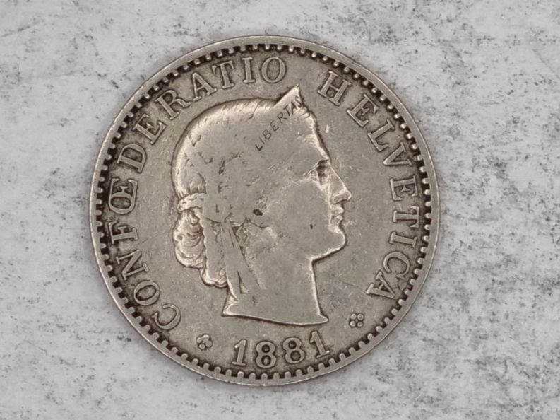 20 rappen 1881 (Gebraucht) in Bure für CHF 0.8 – mit Lieferung auf Ricardo kaufen