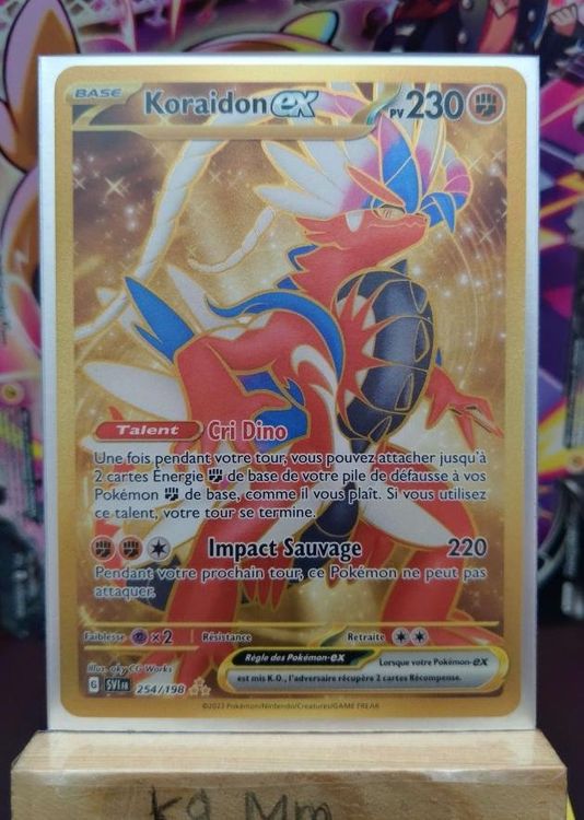 Carte pokémon Koraidon EX Écarlate et Violet FR | Kaufen auf Ricardo
