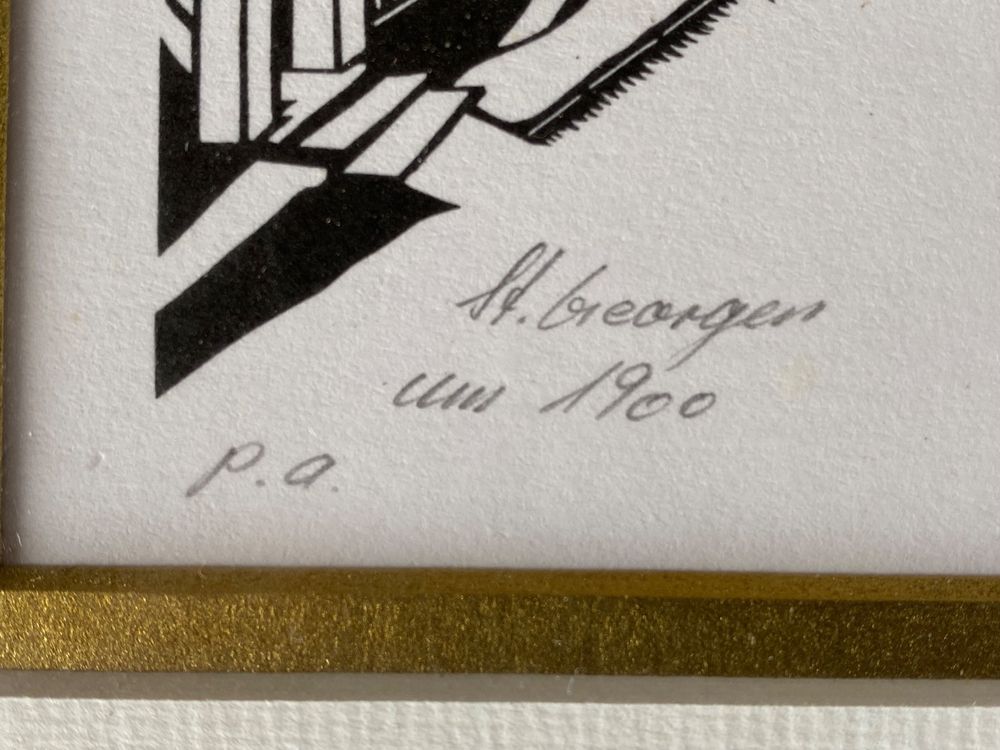 schöner Druck von Scherenschnitt von Hans Erni (Gebraucht) in Feldbach für CHF 49 – mit ...