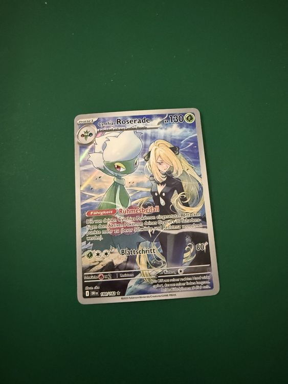 Deutsch 🇩🇪 – Cynthias Roserade #184– Ewige Rivalen – NM/M (Neu (gemäss ...