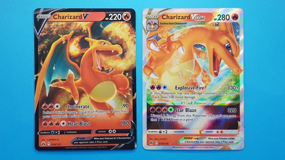 Charizard V + Charizard VSTAR – Crown Zenith - EN (D'occasion) à ...