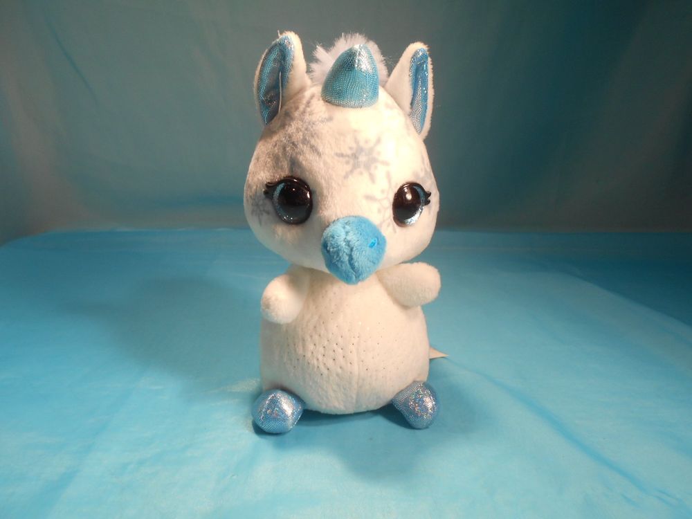 Nicidoos Einhorn, blaues Horn, violette Mähne, L: 18cm (Gebraucht) in Bellach für CHF 4 – mit ...