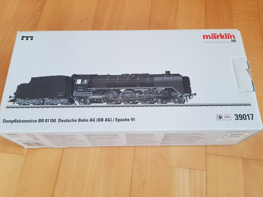 Märklin 39017 - DB-Dampflok 01 150 in Holzkasette AC-Digital (Gebraucht ...