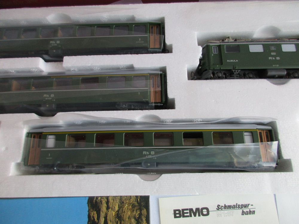 Bemo HOm GS 7215 100 Schnellzug der Rhät. Bahn in OVP (979) | Kaufen ...