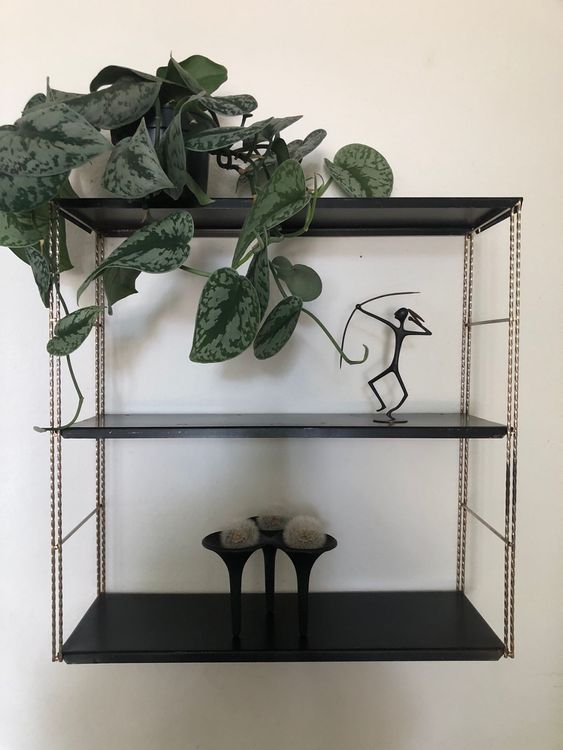 Mid Century Wandregal Metall String-Ära 1960 | Kaufen auf Ricardo