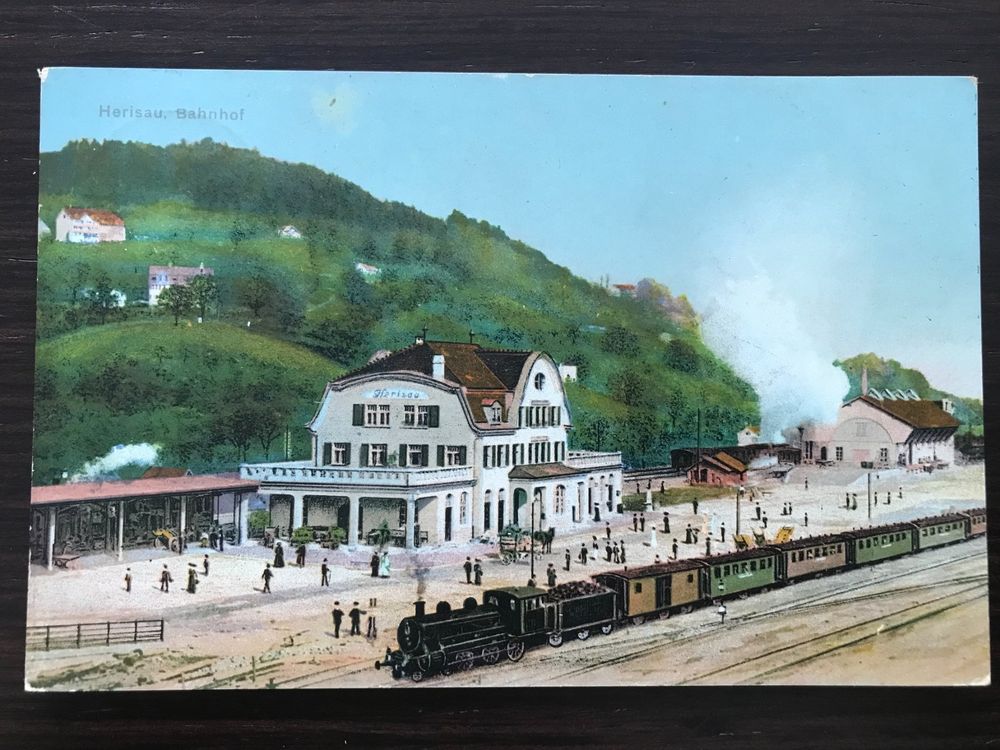 HERISAU Bahnhof mit Zug, Feldpost, 1912 | Kaufen auf Ricardo