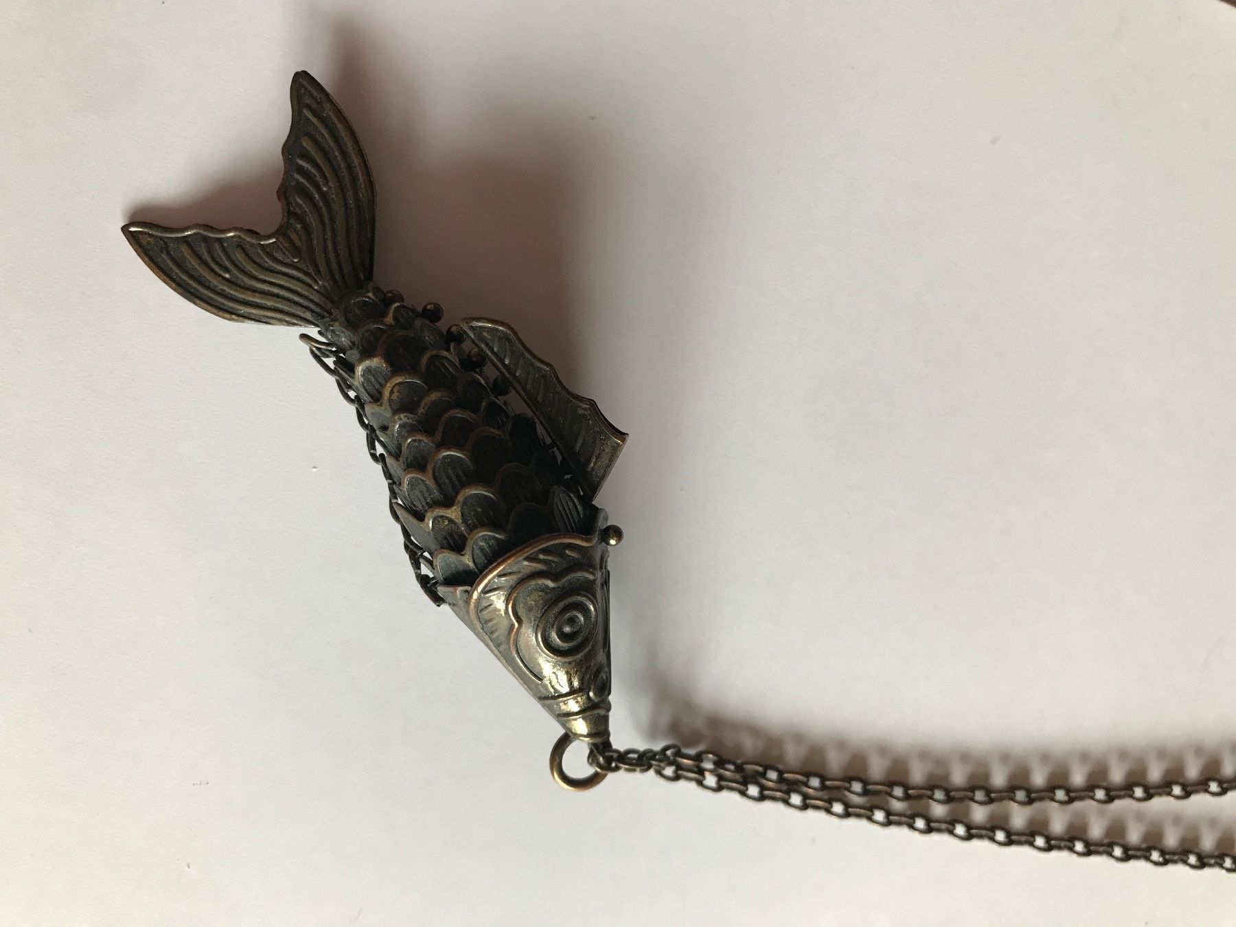 Pendentif poisson vintage en métal - Style unique! (D'occasion) à ...