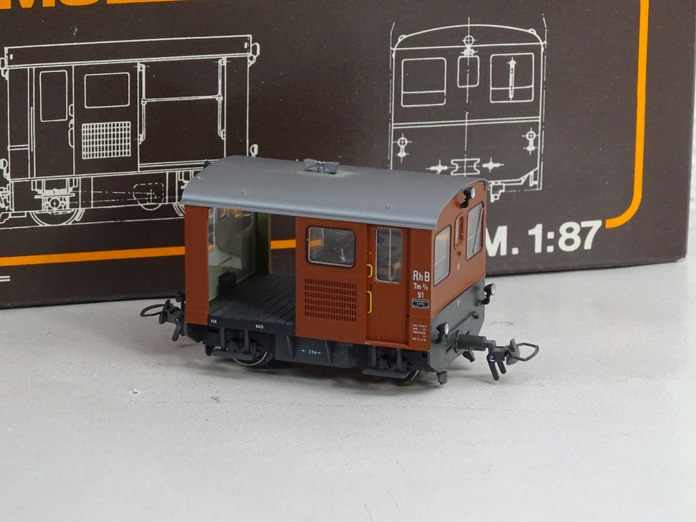 Bemo 1274.91 Tm2/2 Traktor RhB 91, Analog, H0m, OVP | Kaufen auf Ricardo