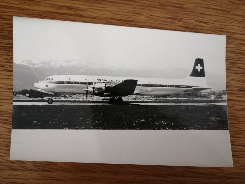 Swissair Douglas DC-7C Seven Seas Foto (Gebraucht) in Aesch BL für CHF ...