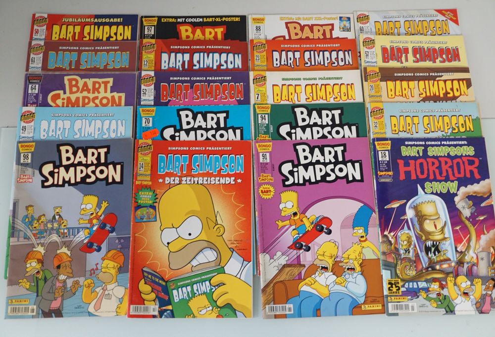 BART SIMPSON® Comics - Paket (Gebraucht) in Mels für CHF 8 – mit ...