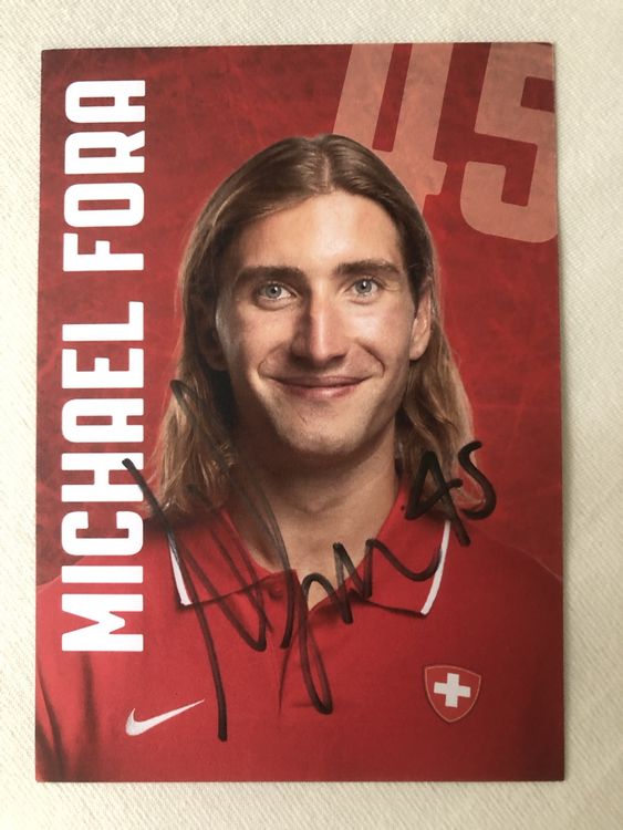 Michael Fora HCD Ambri Autogrammkarte (Gebraucht) in Meierskappel für ...