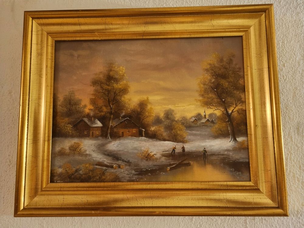 Ölgemälde von Peter Paul mit Rahmen. | Kaufen auf Ricardo