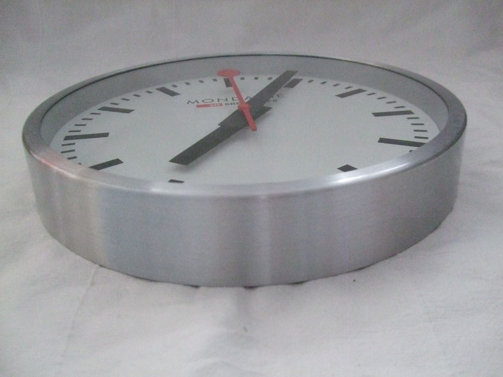 Mondaine SBB CFF FFS Wanduhr Official Railways Clock Design (Gebraucht ...