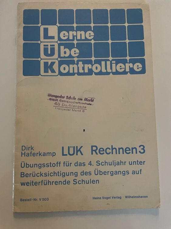 LÜK Rechnen 3, 4. Schuljahr - ideal zum Üben! (Gebraucht) in Freidorf ...