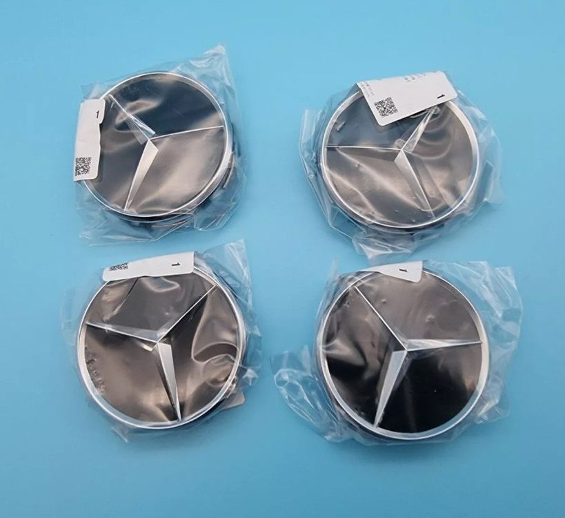 4x Mercedes Benz Felgendeckel Nabendeckel Radzierkappe NEU (Neu und ...