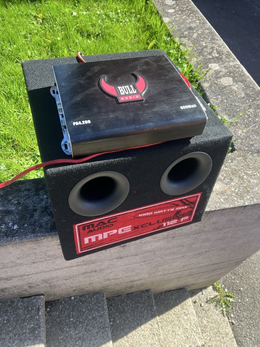 Subwoofer und Sound Verstärker für Auto Bull Audio und Mac (Gebraucht ...