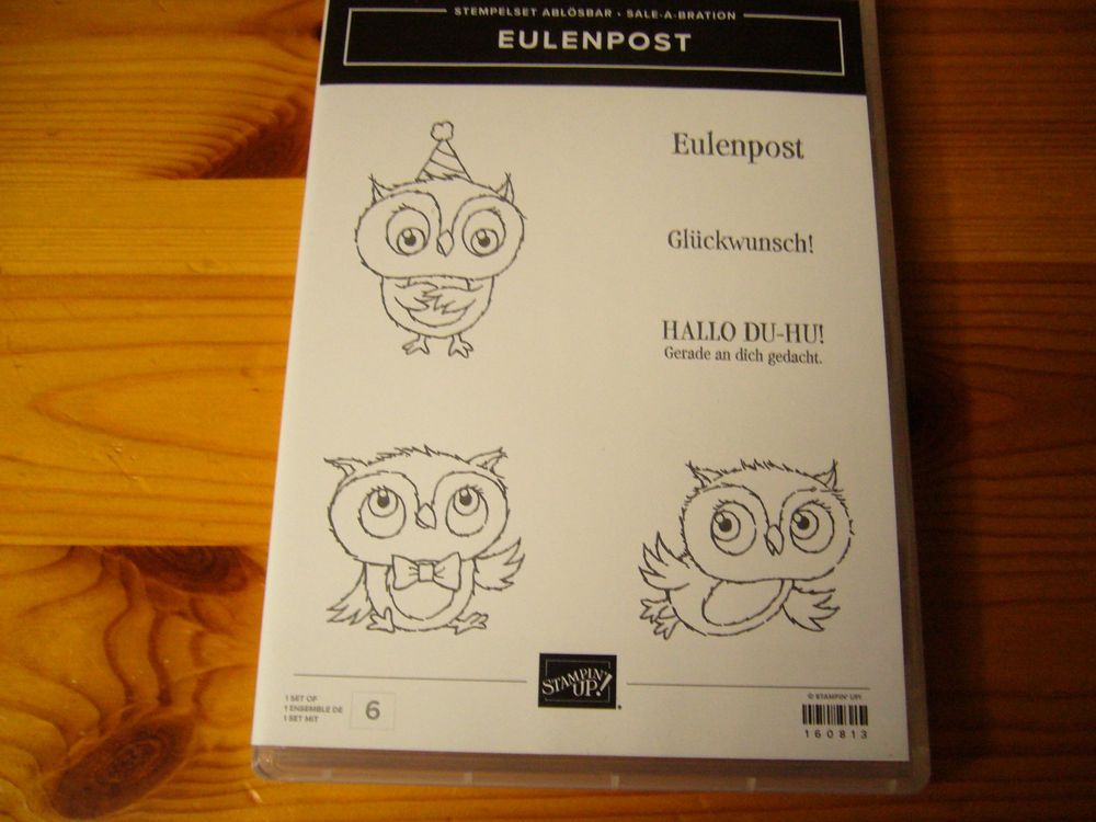 Motivstempelset "Eulenpost" von SU (Neu und originalverpackt) in ...