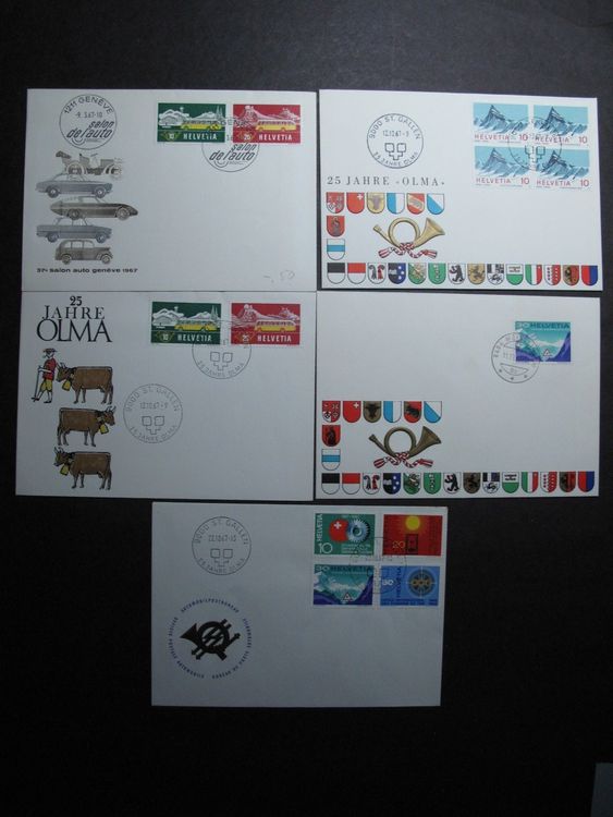 Schweiz FDC 1967 (Gebraucht) in Wil SG für CHF 1 – mit Lieferung auf Ricardo kaufen