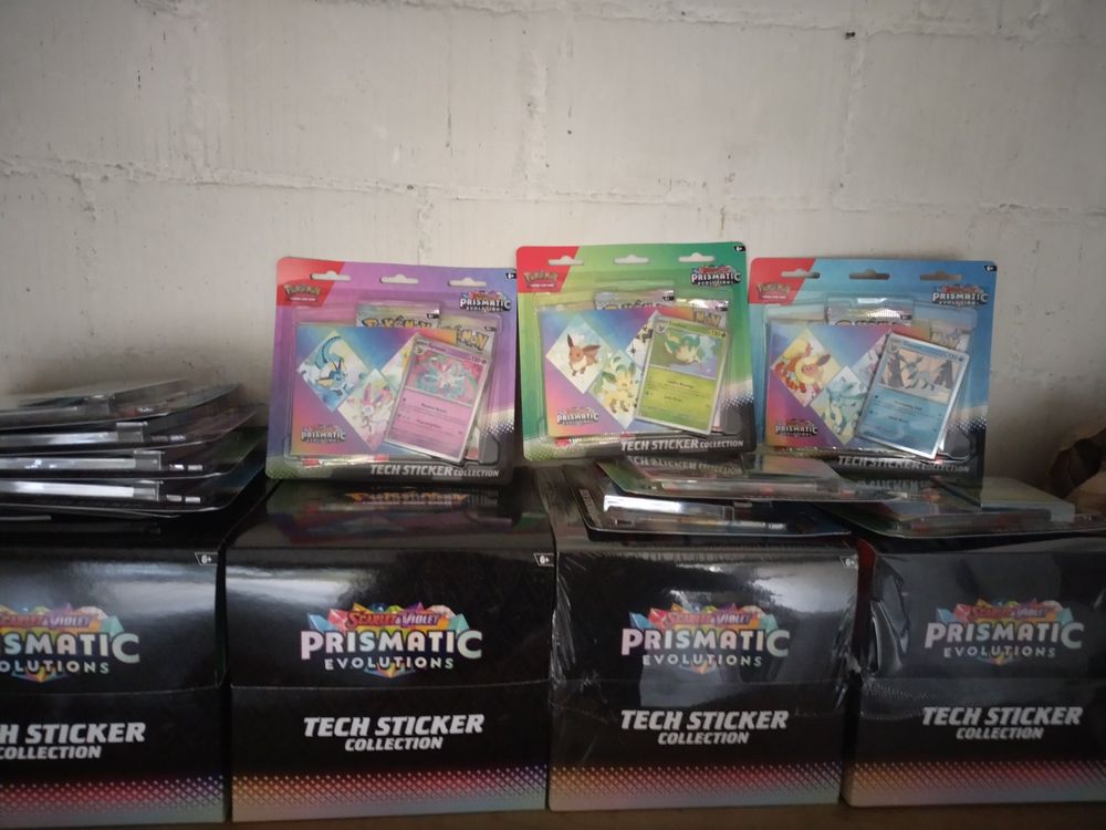 Prismatic Evolution Tech Sticker Collection SV08.5 (Neu und ...
