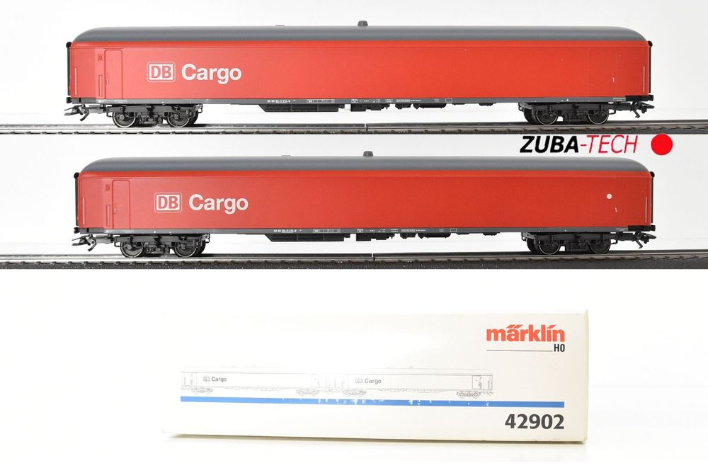 Märklin 42902 Wagen-Set Info Wagen DB Cargo H0 WS OVP (Gebraucht) in St ...