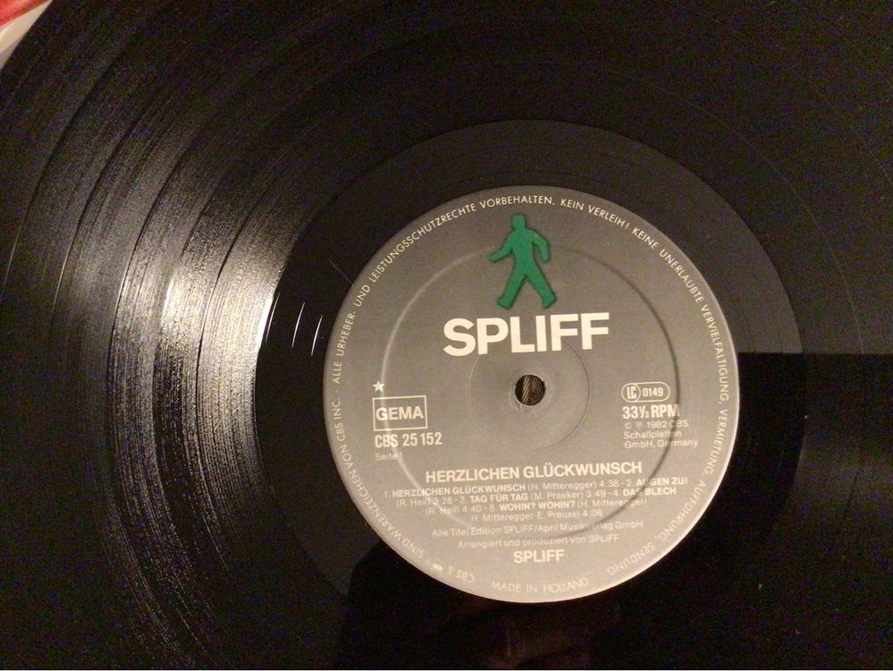 SPLIFF, Herzlichen Glückwunsch, LP, 1982 | Kaufen auf Ricardo