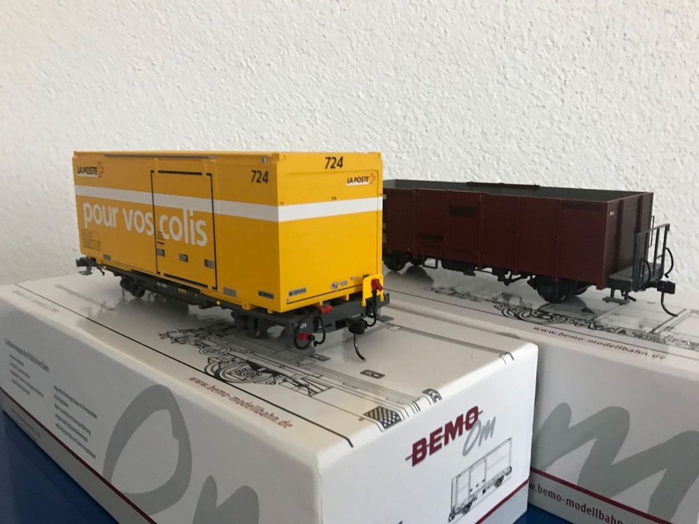 2 Stück Bemo 0m Güterwagen | Acheter sur Ricardo