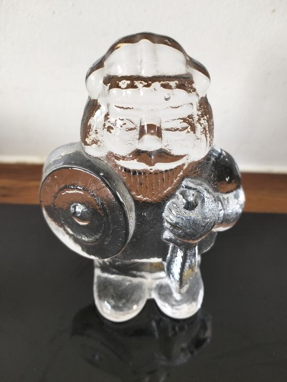 Magnor Norwegen Wikinger Figur Kristallglas handgemacht (Gebraucht) in ...