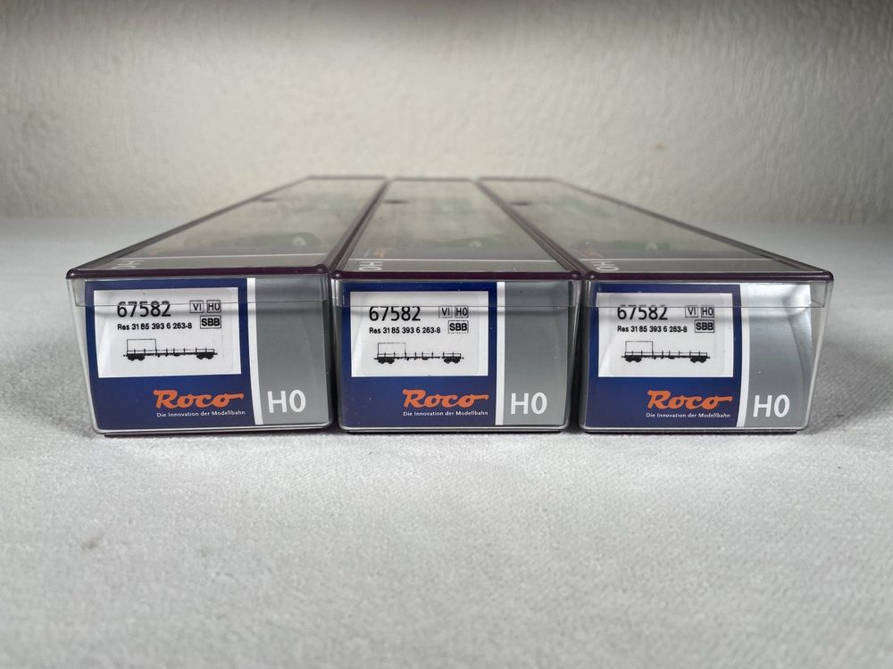 Roco 67582 - SBB Res Containerwagen | Kaufen auf Ricardo