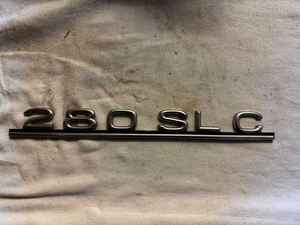 Mercedes Benz 280 SLC Heck Schriftzug Emblem Oldtimer (Gebraucht) in ...