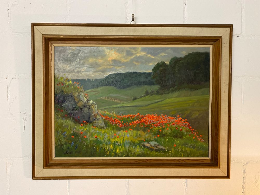 ÖL Gemälde signiert K . Digel 1967 (Gebraucht) in sursee für CHF 170 – mit Lieferung auf Ricardo ...