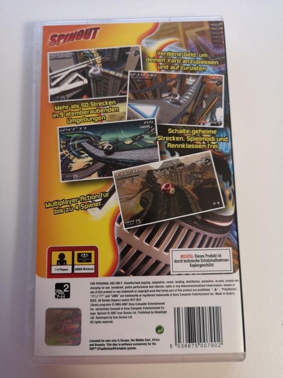 Spinout (PSP) (Gebraucht) in Herisau für CHF 15 – mit Lieferung auf ...
