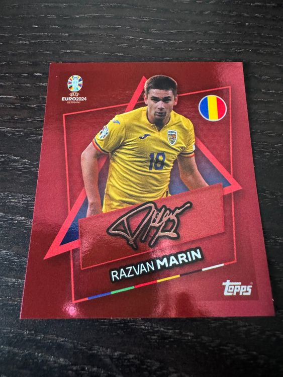 Topps Euro 2024 Marin ROM SP signiert | Kaufen auf Ricardo