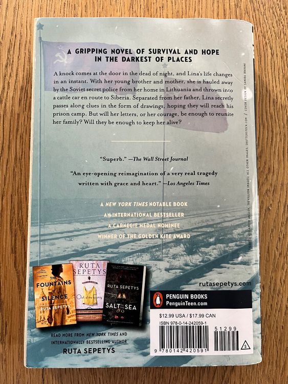 Ruta Sepetys, Between Shades of Gray, Zustand sehr gut (Gebraucht) in ...