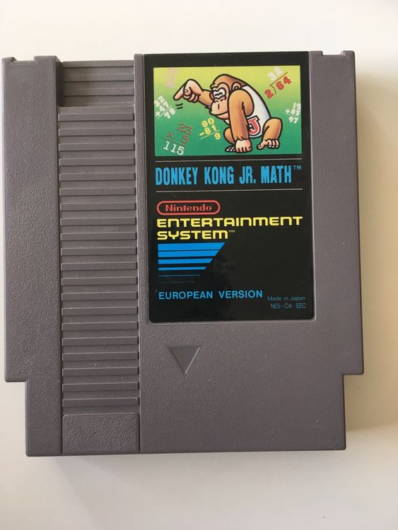 Donkey Kong Jr. Math für Nintendo NES (Gebraucht) in Dürnten für CHF 40 ...