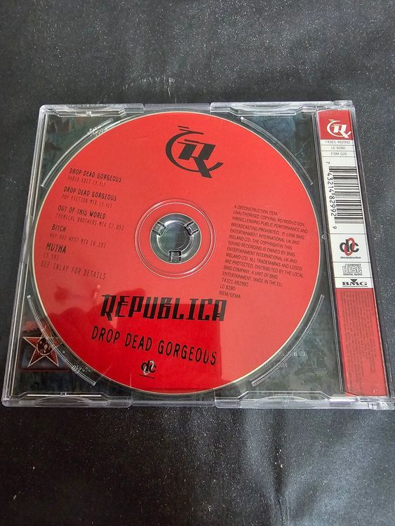 CD Single - Republica – Drop Dead Gorgeous (Rock, 1997) (Gebraucht) in ...