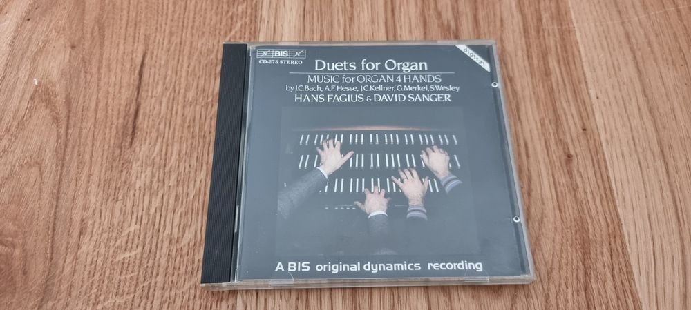 CD: Hans Fagius & David Sanger - Duets for Organ (Gebraucht) in Lachen ...