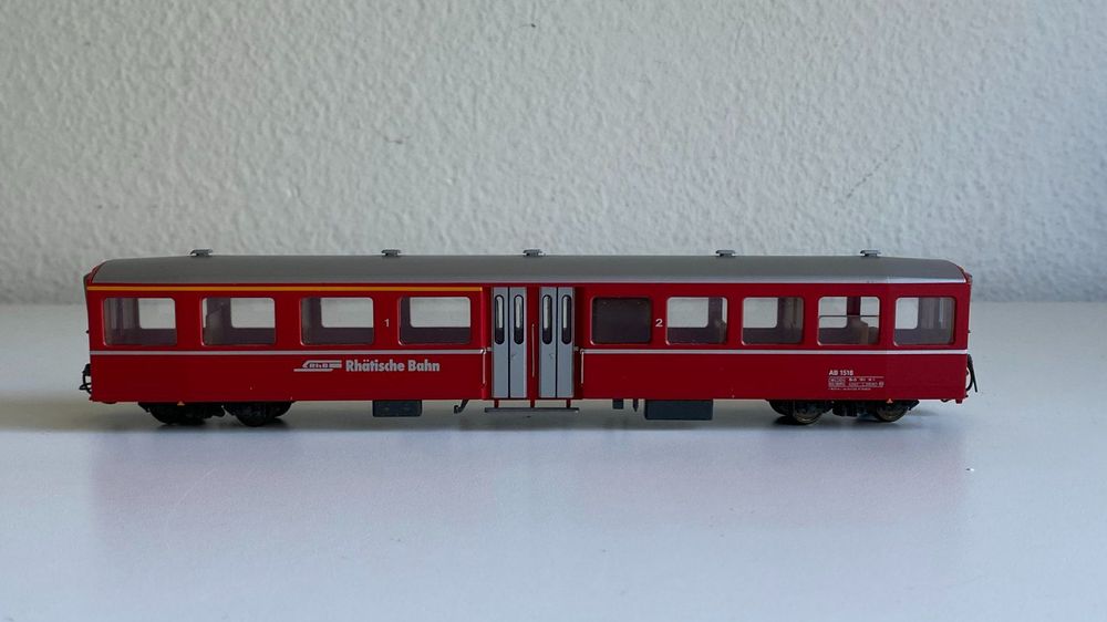 BEMO 3283 RhB Personenwagen Mitteleinstieg AB 1518 1+2 Kl. (Gebraucht ...
