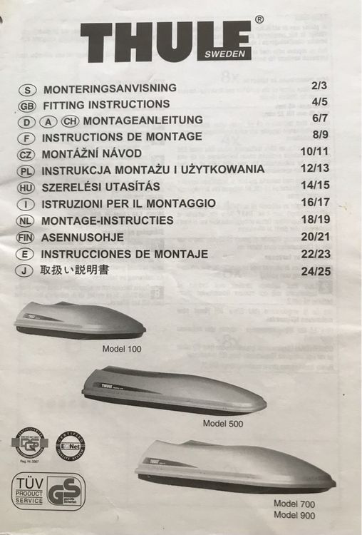 THULE Alpine 900 Dachbox | Kaufen auf Ricardo